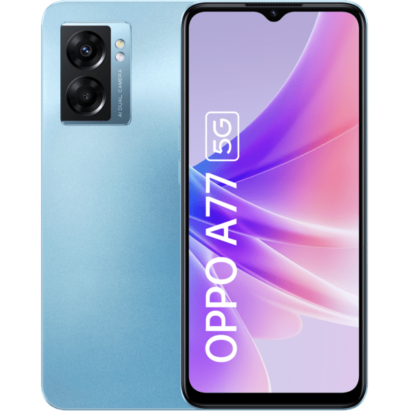 Oppo A77 5G 4/64 Gt sininen | Telia