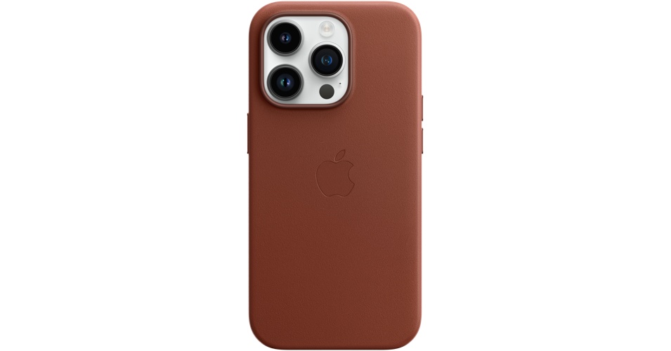 Apple iPhone 14 Pro Leather Case -MagSafe-suojakuori Umbra | Telia