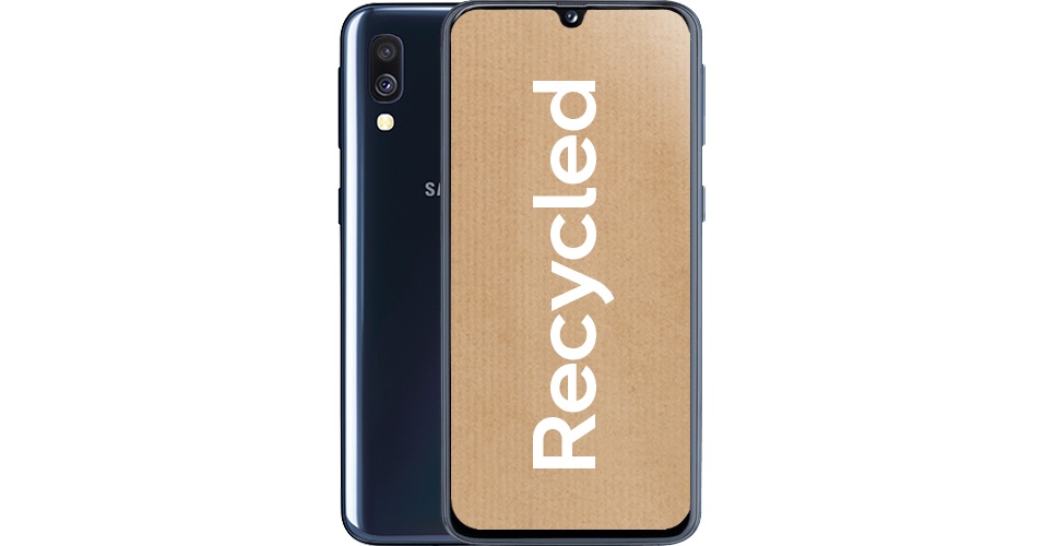 Samsung Galaxy A40 Recycled musta | Telia