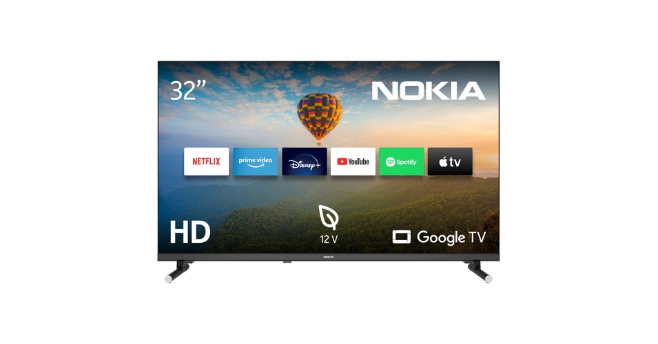 Nokia 32" HD Google TV 12V/230V (2024) HN32GE320C | Telia