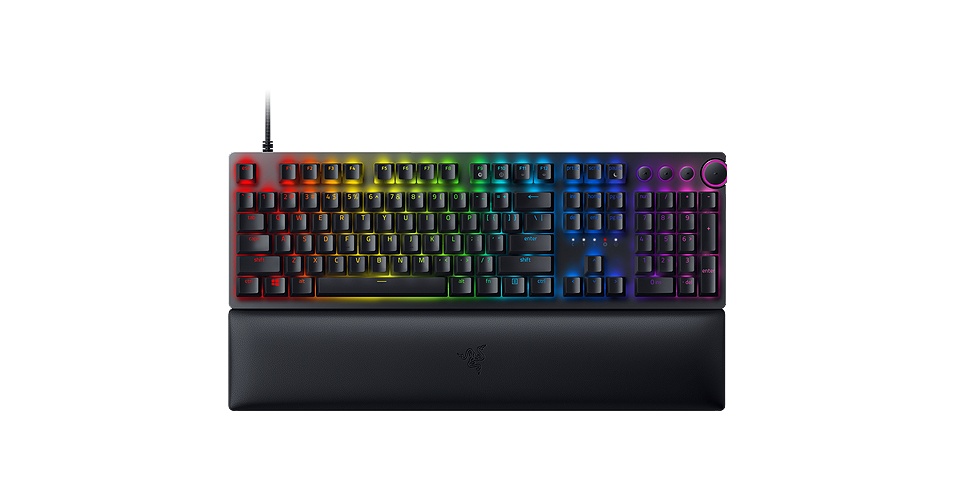 Razer Huntsman V2 -pelinäppäimistö musta | Telia