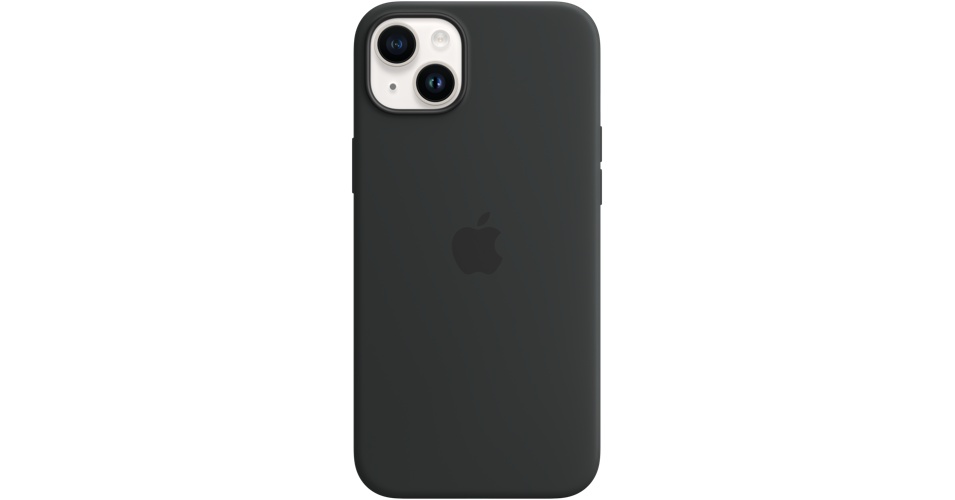 Apple iPhone 14 Plus Silicone Case with MagSafe Midnight | Telia