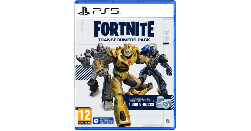 PS5 Fortnite Transformers Pack -latauskoodi | Telia