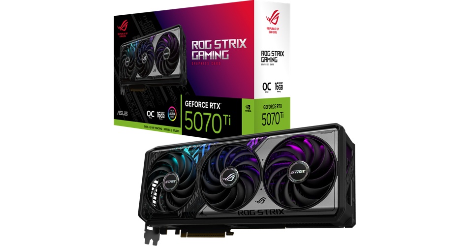 Asus ROG Strix GeForce RTX 5070 Ti 16G OC -näytönohjain | Telia