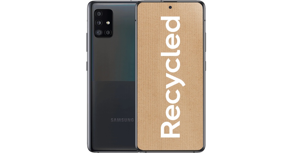 Samsung Galaxy A51 5G Recycled musta | Telia