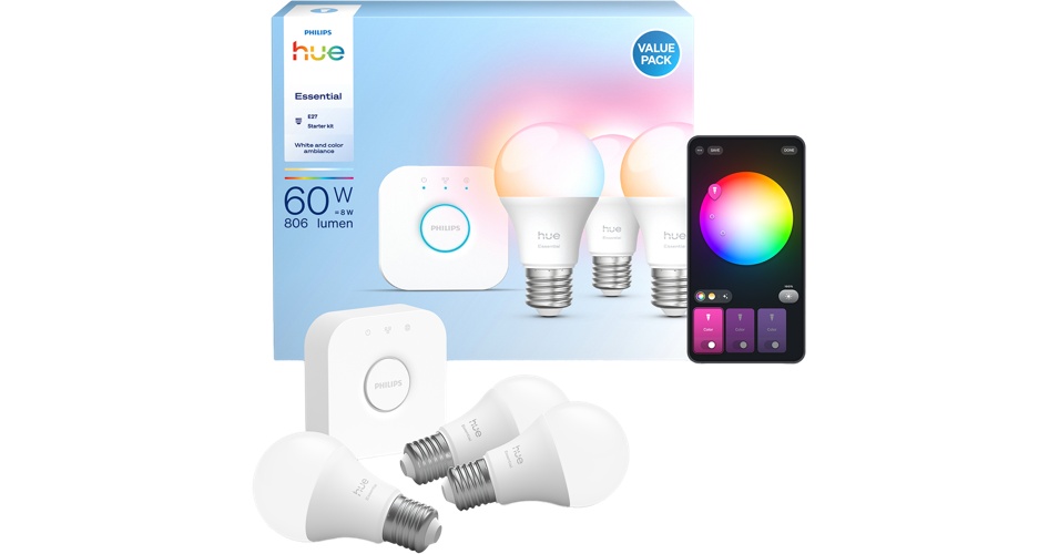 Philips Hue Essential E27 aloituspakkaus | Telia