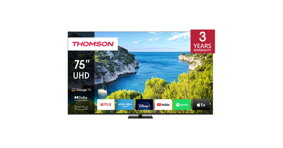 Thomson 75" 4K UHD Google TV (2024) 75UG5C14 | Telia