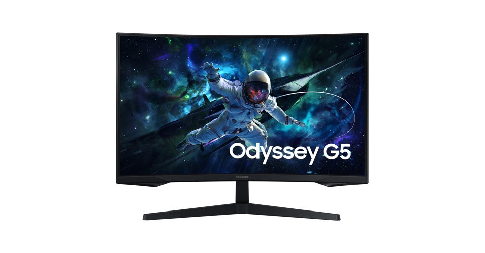 Samsung Odyssey G5 G55C 32" -pelinäyttö LS32CG554EUXEN | Telia
