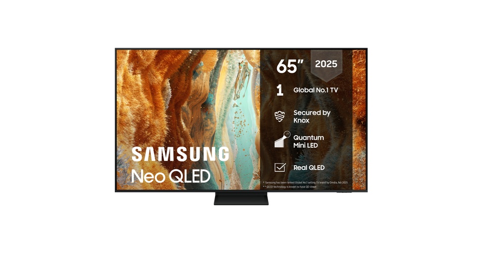 Samsung 65" Neo QLED 4K Mini LED Smart TV (2025) QN70F | Telia