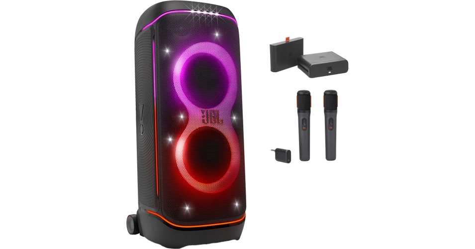 JBL Partybox 720 Wireless Mics -paketti musta JBLPB720WMBT | Telia