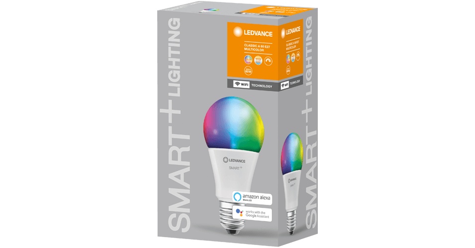 Ledvance Smart+ Wifi Classic A60 RGBW E27 -älylamppu | Telia