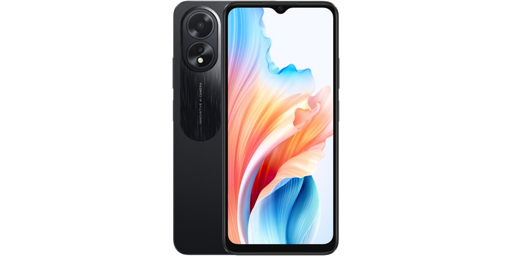 OPPO A18 4GB 128GB Glowing black | Telia