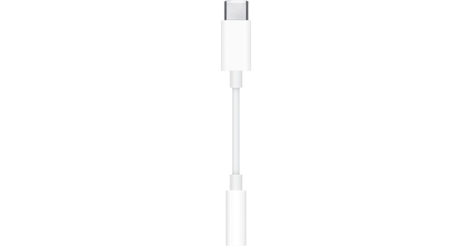 Apple USB-C 3,5mm -kuulokeadapteri MU7E2ZM/A Valkoinen | Telia