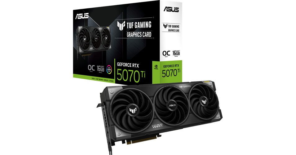 Asus TUF Gaming GeForce RTX 5070 Ti 16GB OC -näytönohjain | Telia