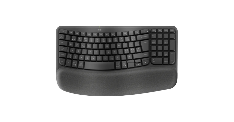 Logitech Wave Keys -ergonominen näppäimistö | Telia